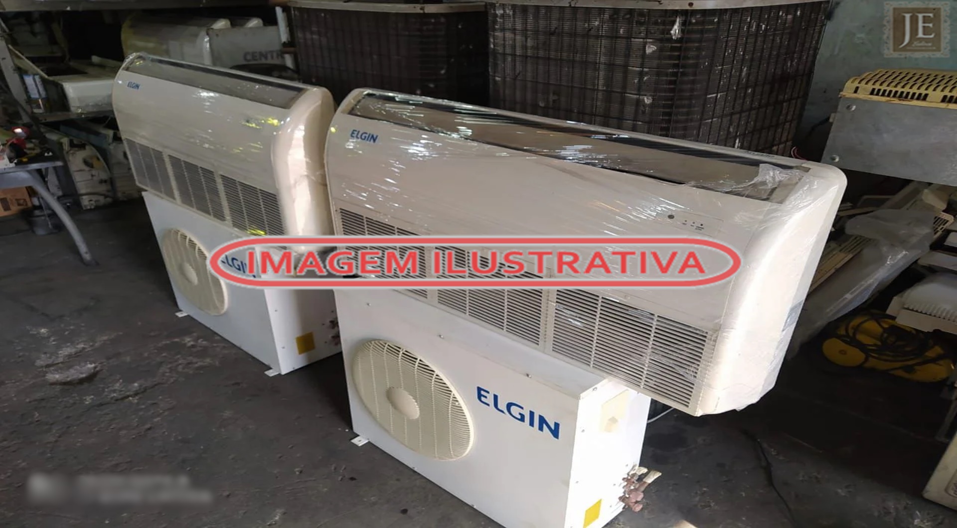10 unidades de aparelhos de ar condicionado, marca Elgin | JE Leilões ...